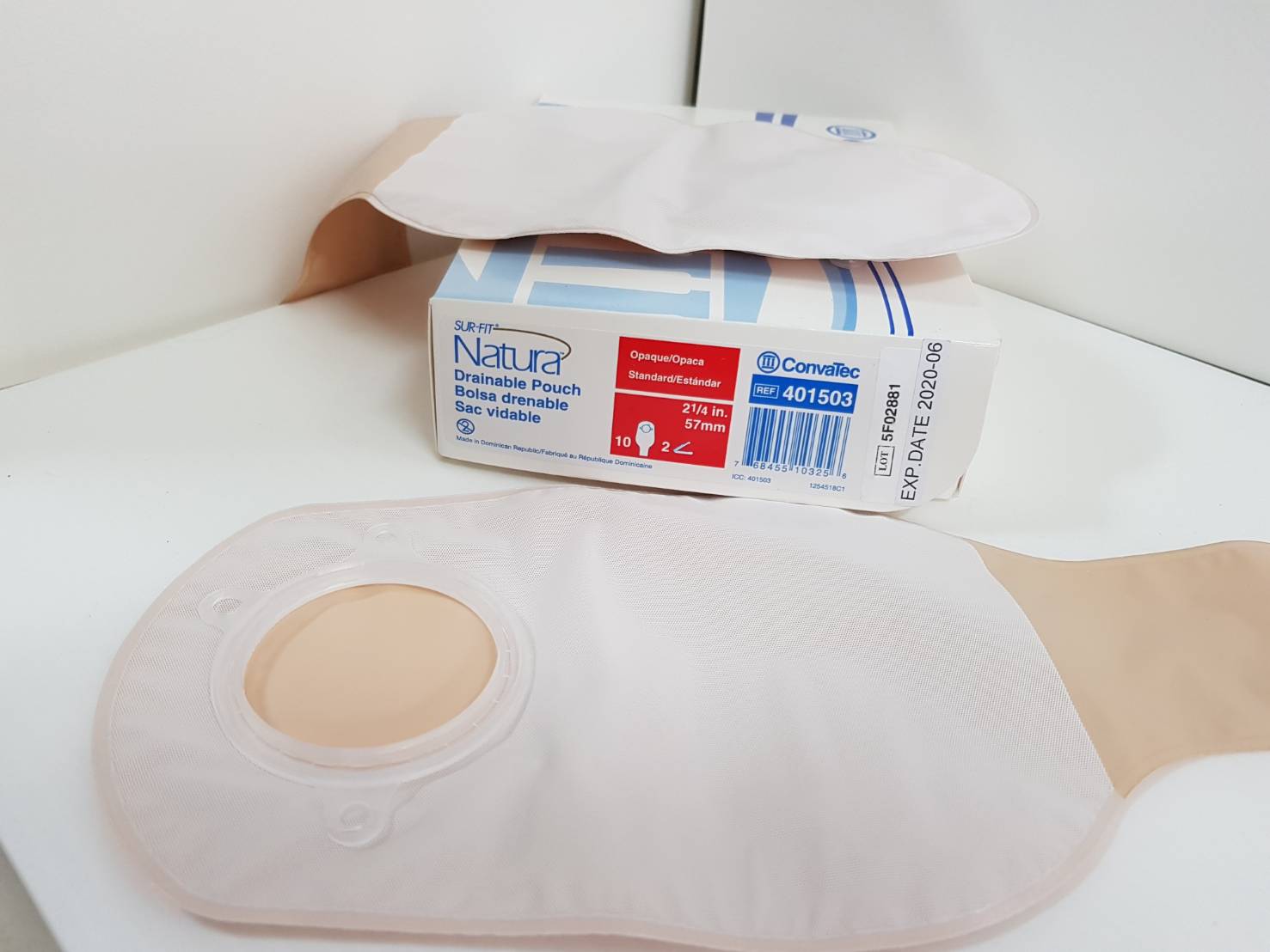 ถุงอุจจาระปลายเปิด Convatec รุ่นพื้นฐาน 57 มม. (401503) - Ruangwitmedical