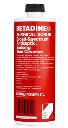 Betadine Surgical Scrub 500 ml - Ruangwitmedical