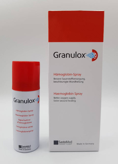 Granulox - Haemoglobin Spray (สเปรย์เพิ่มออกซิเจนแก่แผล) - Ruangwitmedical