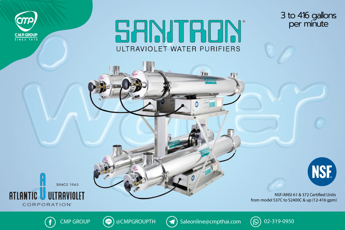 Sanitron Ultraviolet Water Purifiers - cmpthai