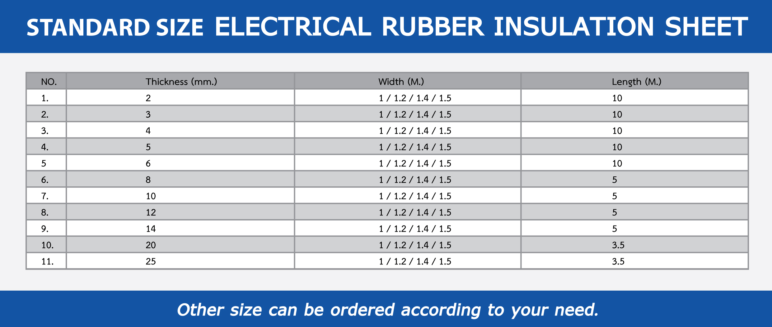 ELECTRICAL RUBBER INSULATION SHEET - GRAY - polytechindustry