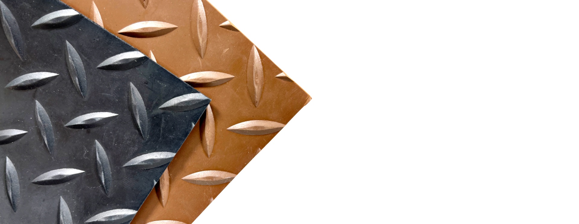 DIAMOND PATTERN RUBBER MAT / ANTI-SLIP - Polytechindustry