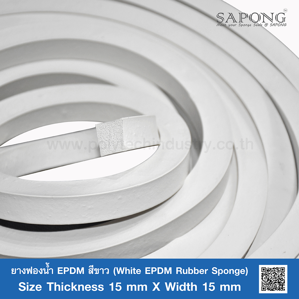 EPDM Sponge Rubber 15X15 mm - polytechindustry