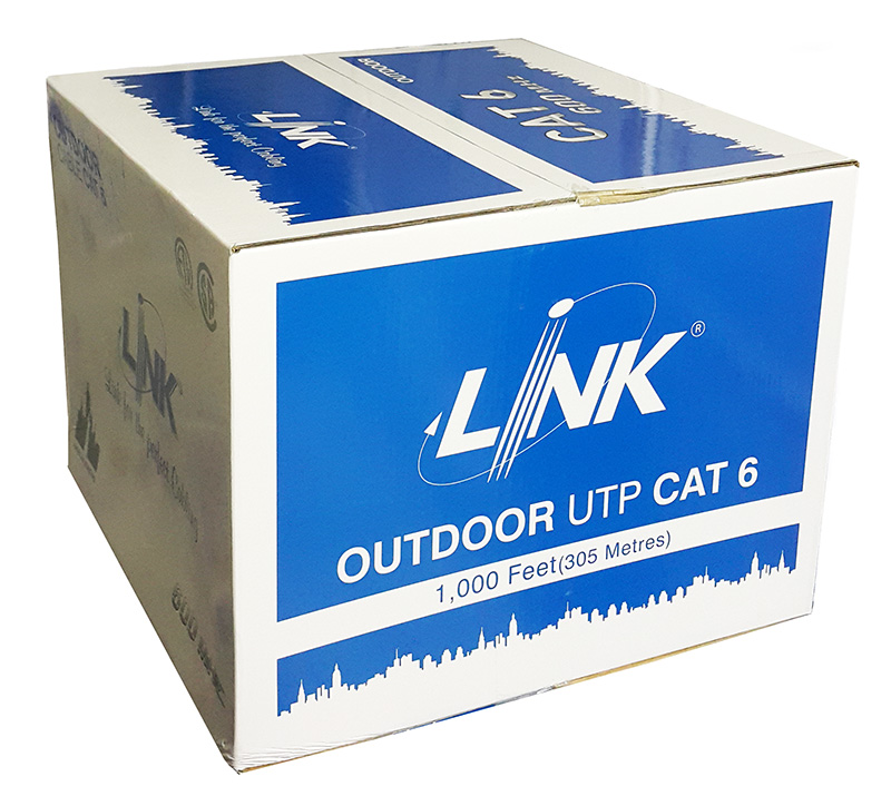 Link US-9106MD CAT6 Outdoor Ultra UTP Cable PE Messenger Wire (Double ...