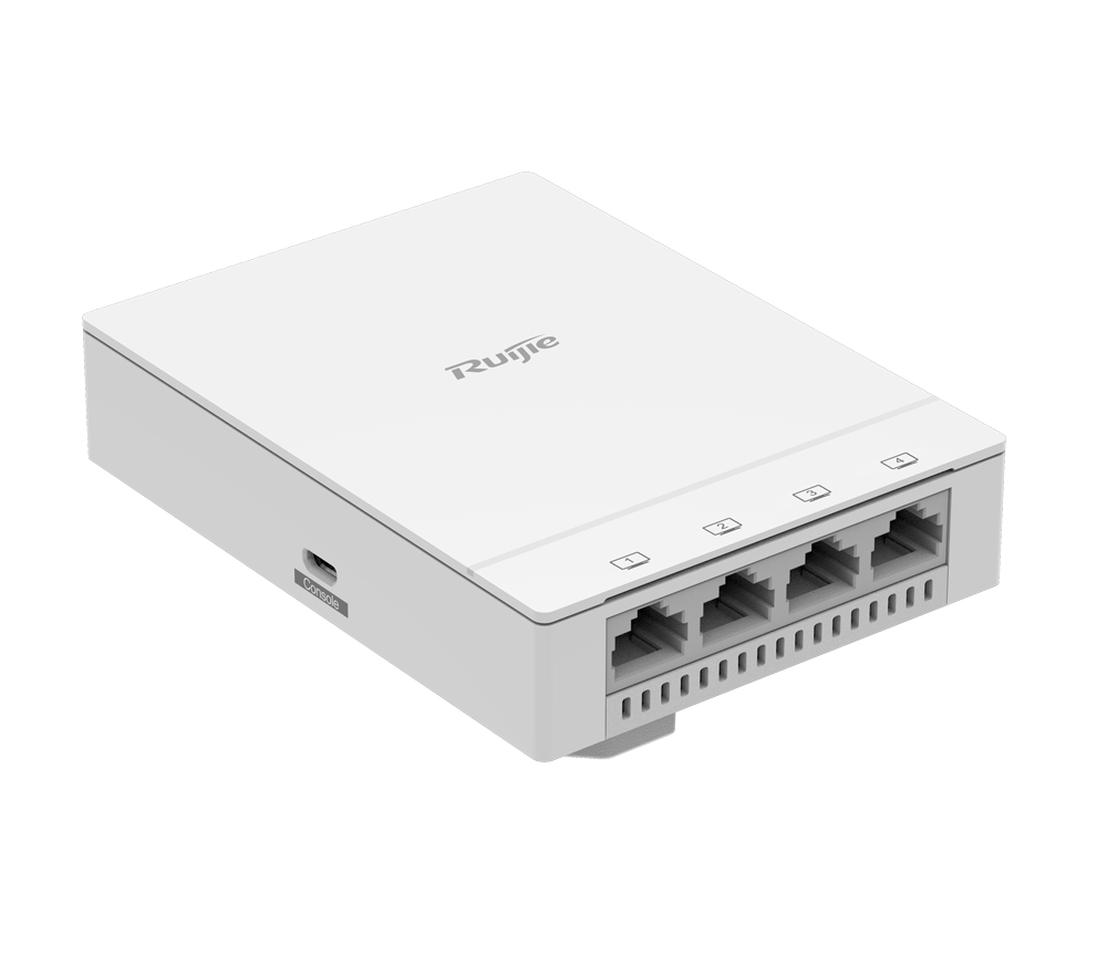 Ruijie RG-AP180 Wall Access Point AX Wi-Fi 6, 1.774Gbps, 5 Port Gigabit ...