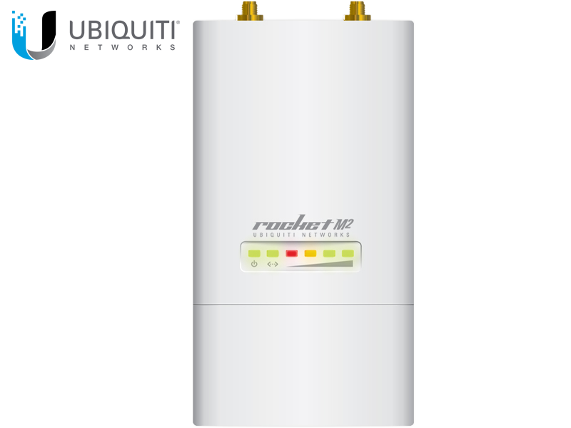 Rocket M2 airMAX AP BaseStation, Freq 2.4GHz 150+Mbps, RP-SMA Connetor ...