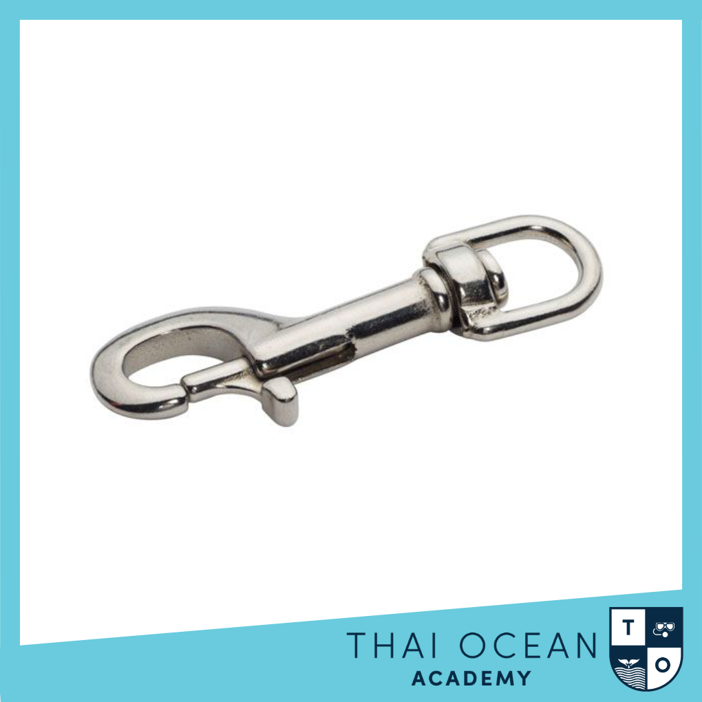 OMS Big Grip Stainless Steel Bolt-Snap 3/8" (~ 10 mm) - thaioceanacademy