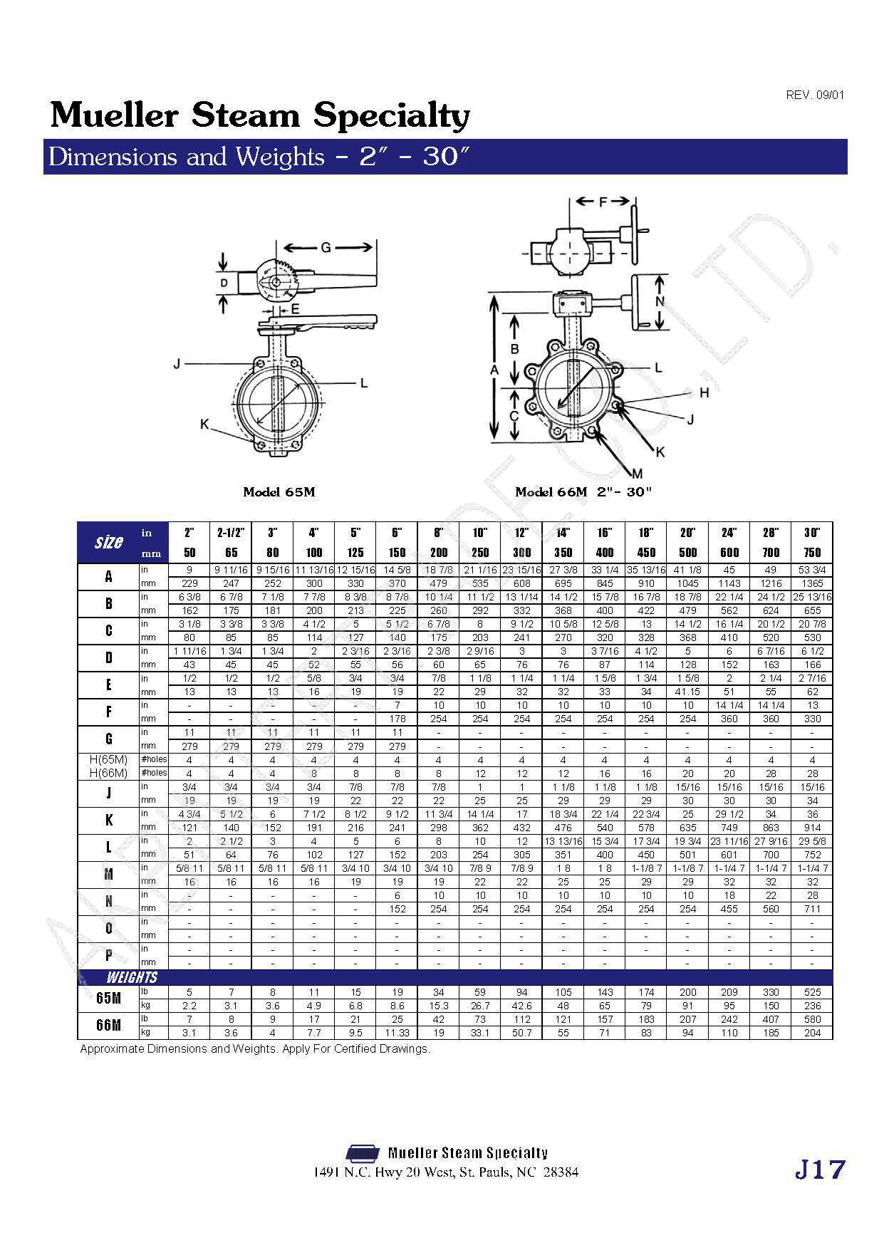 SPEC MUELLER VALVE - akbintertrade