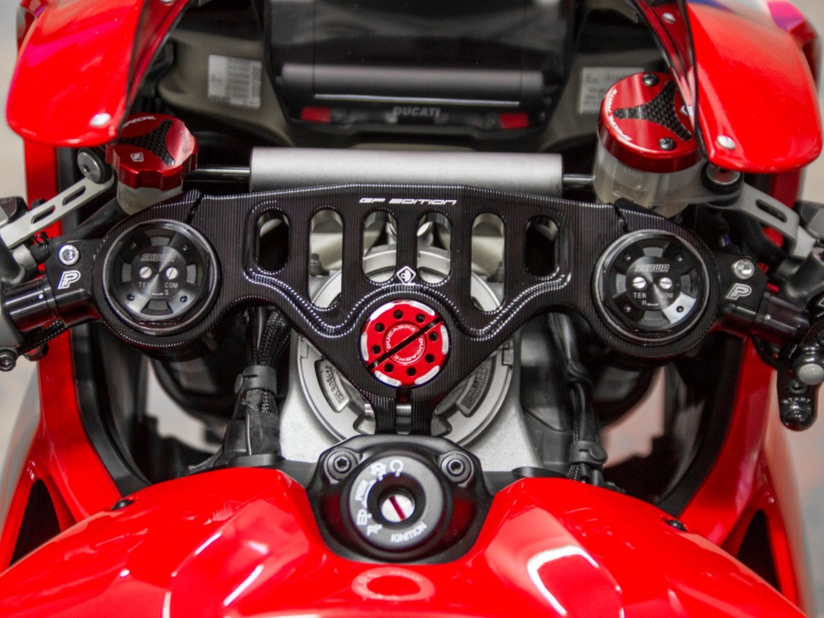 DUCABIKE UPPER STEERING PLATE GP EDITION FOR DUCATI PANIGALE V4/V4S/V4R ...