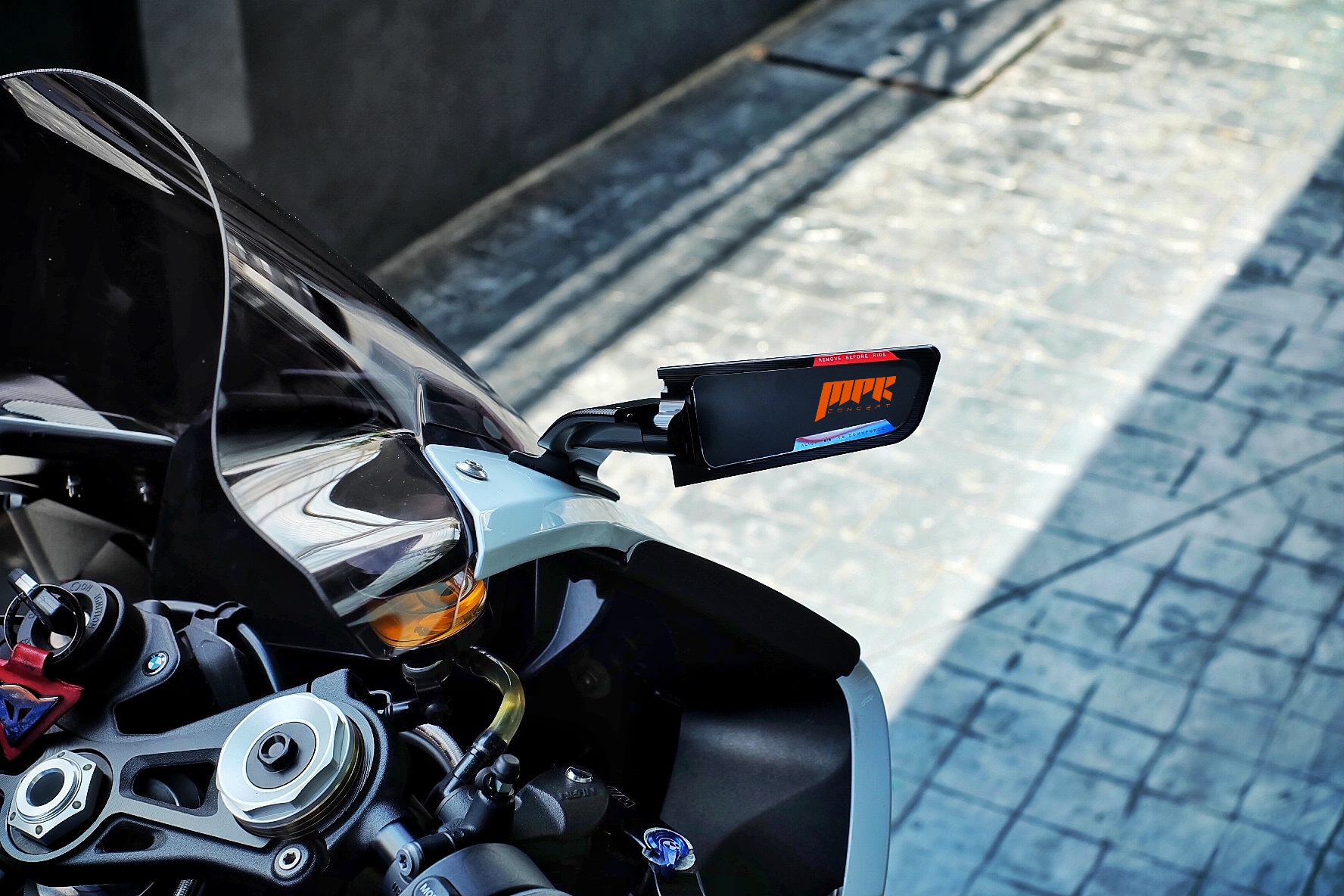 RIZOMA STEALTH MIRRORS BMW S1000RR 2019 2020 2021+กระจกพับได้ - mpkconcept