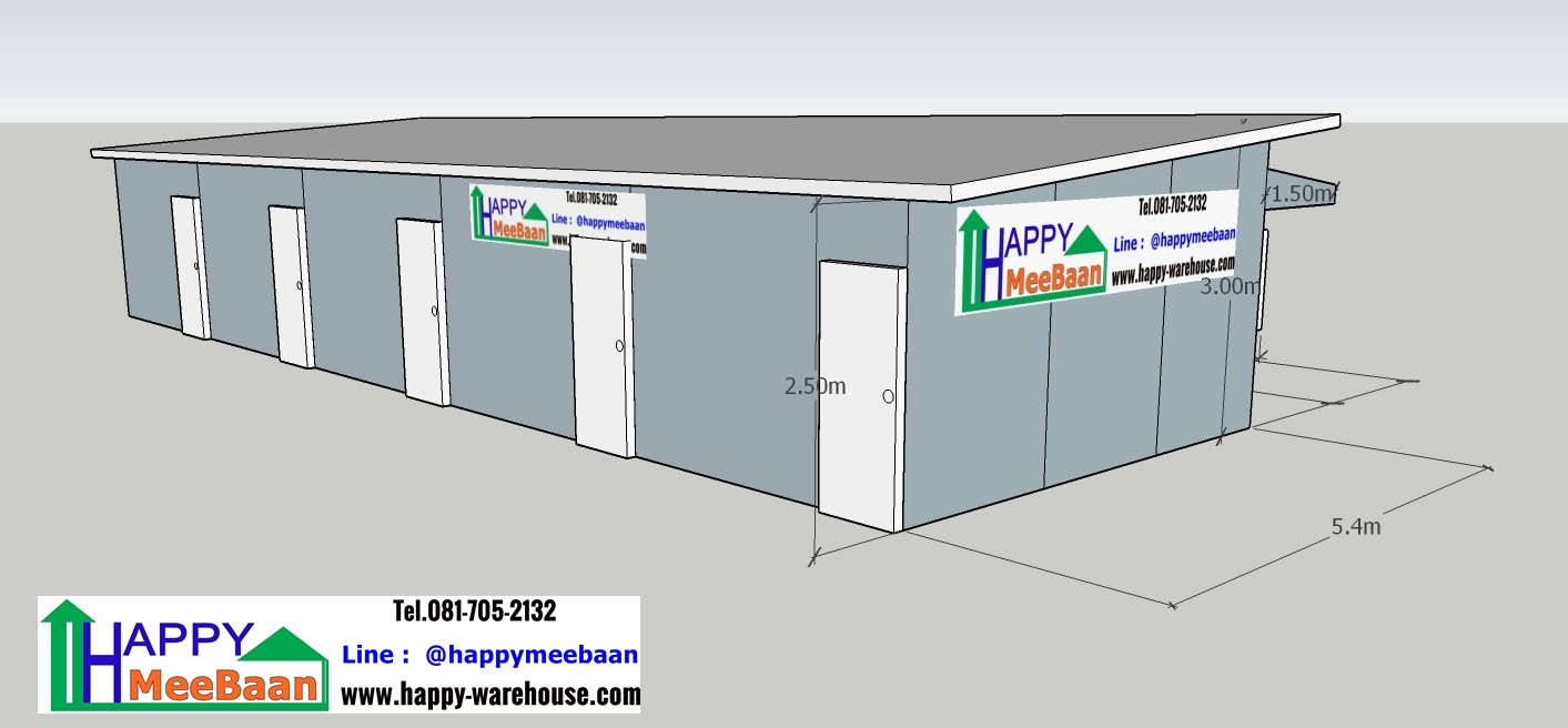 Free 3D Designs Staff Housing & Prefabricated Office with EPS Isowall ...