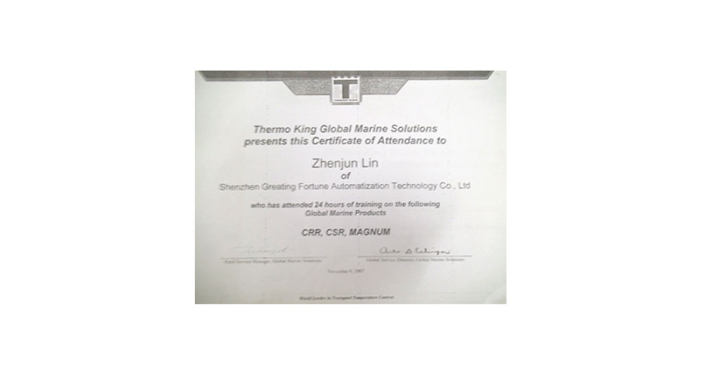 Greating Fortune Container Service (Thailand) Co.,Ltd