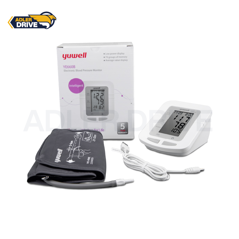 เครื่องวัดความดันโลหิต Yuwell รุ่น YE-660E - adlerdrive