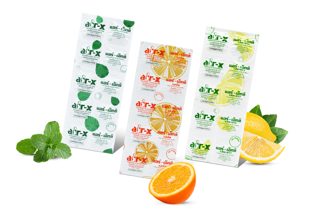Air X - บริษัท อาร์เอ็กซ์ จำกัด ผลิตและจัดจำหน่ายยาลดกรด และยาแก้ ...