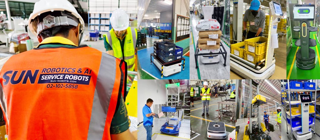 Sunrobot จำหน่าย เช่า หุ่นยนต์ขนาดเล็ก สำหรับธุรกิจต่างๆ