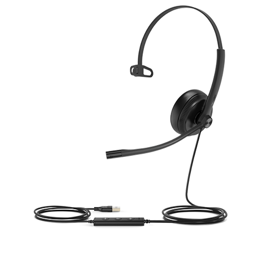 Yealink UH34 Mono Teams Microsoft Certified Teams USB Wired Headset ...