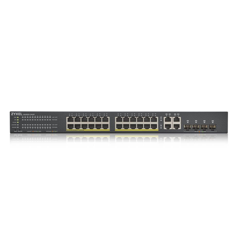 Zyxel Network 24-port GbE Smart Managed Switch (GS1920-24HPV2)