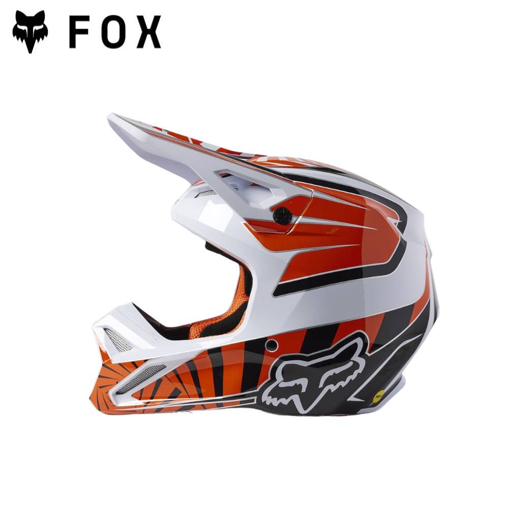 FOX V1 GOAT HELMET ,DOT/ECE ORANGE