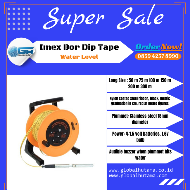 Jual Imex Bor Dip Tape Water Level