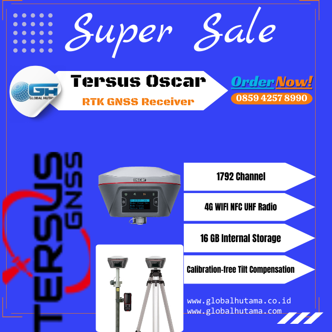 Jual Tersus Oscar GNSS Receiver - Garansi Resmi