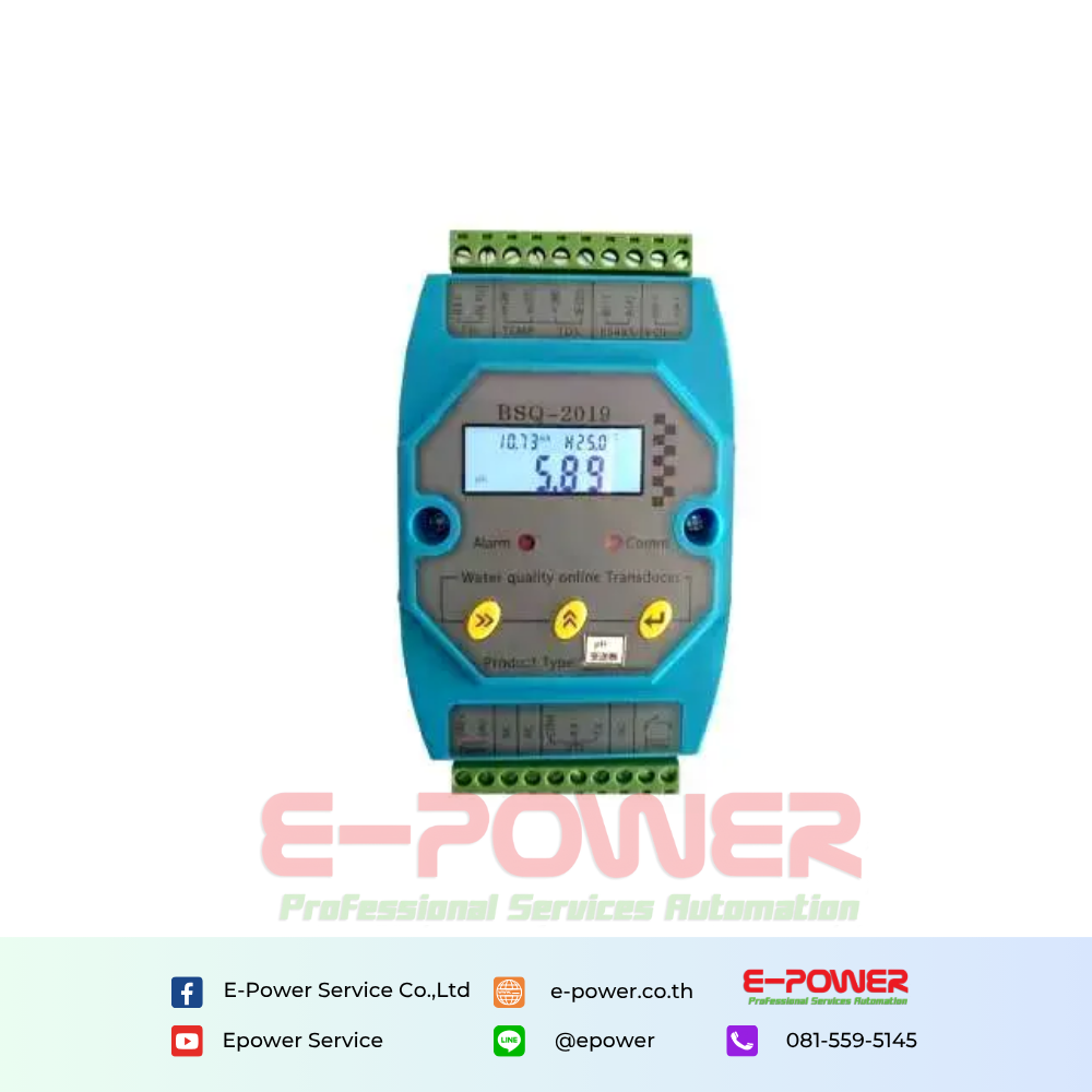 Online PH transmitter with sensor