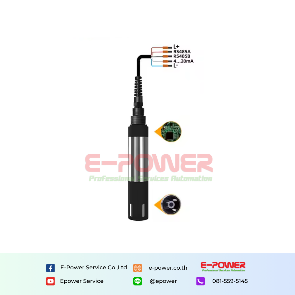 Remond RS485 EC Sensor Waterproof TDS Probe 4-20mA Conductivity Electrode