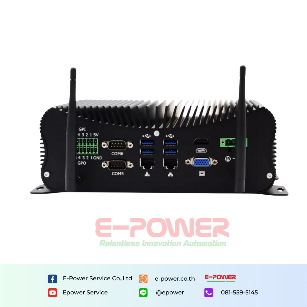 Senke SK-78H2R4 / Fanless Industrial Mini Pc With Serial Port
