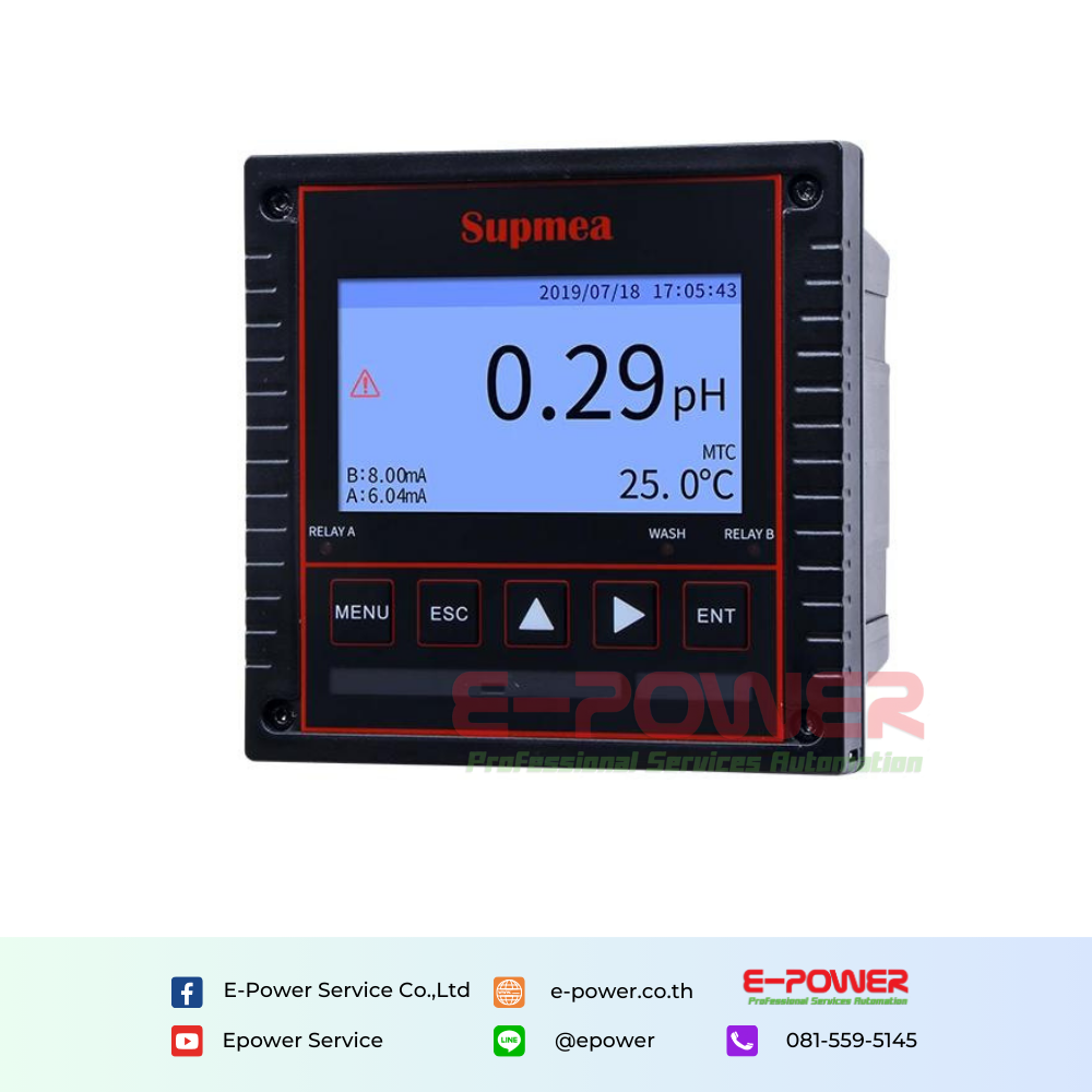 SUP-PH8.0 pH ORP Meter