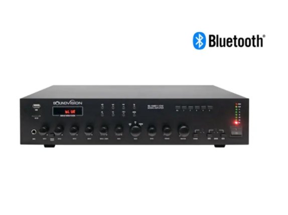 เครื่องขยายเสียง SOUNDVISION SA-150BT Power Amplifier 150W 5 ZONE ...