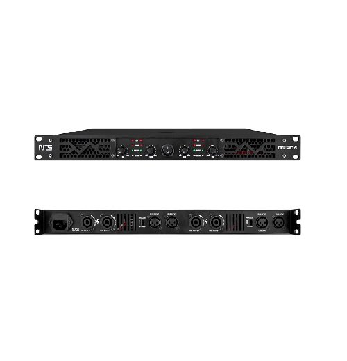 เครื่องขยายเสียง NTS D3204 PowerAmplifierเพาเวอร์แอมป์ 4 x 320W @8Ω / 4 x 480W @4Ω