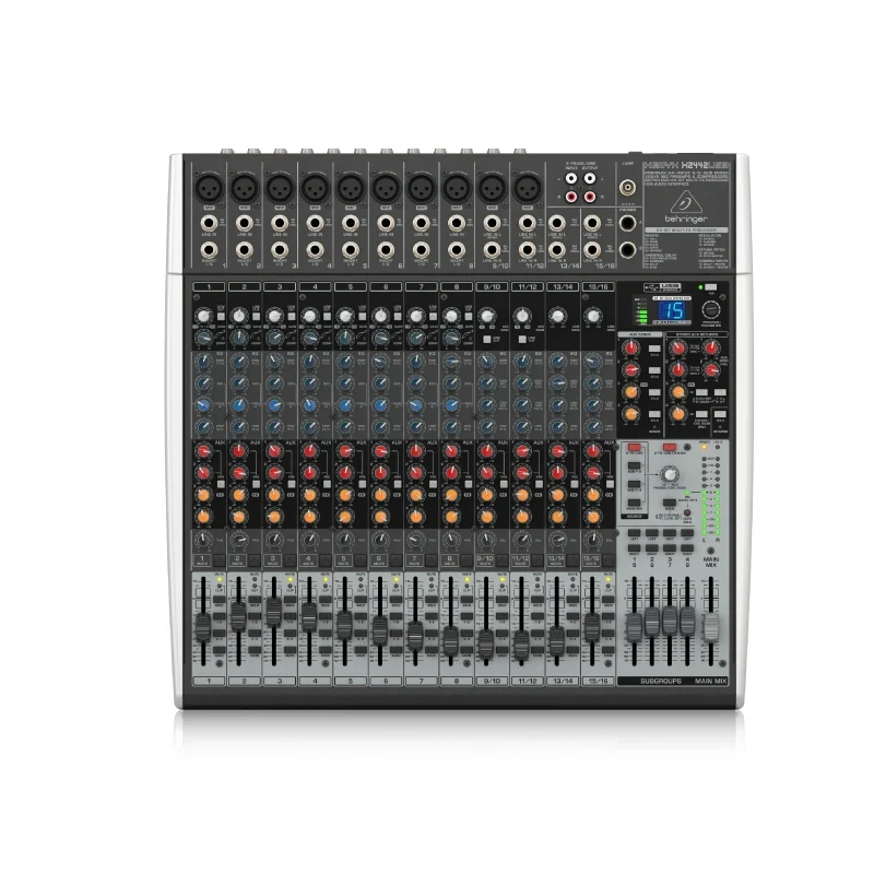 มิกเซอร์ BEHRINGER XENYX X2442USB Mixerเครื่องผสมสัญญาณเสียง อนาล็อก 24 ...