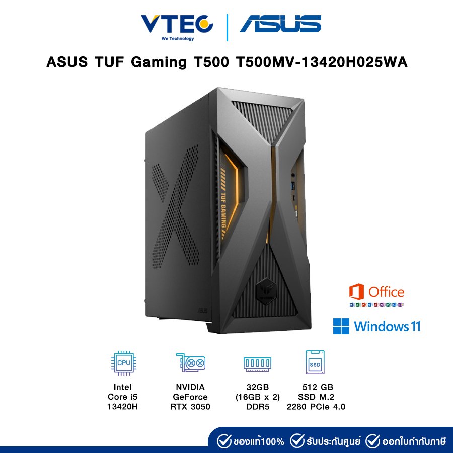 PC ASUS TUF Gaming T500 T500MV-13420H025WA