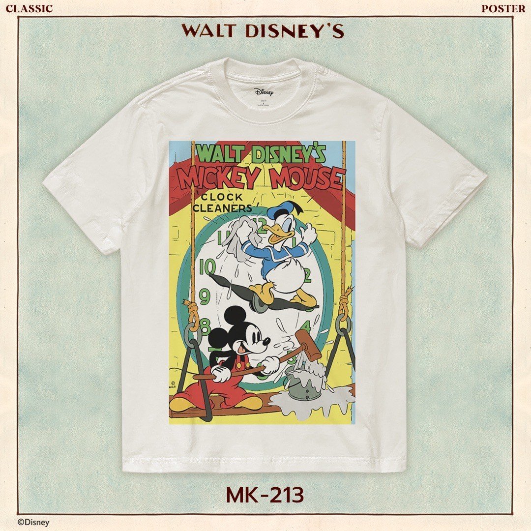 Mickey Mouse เสื้อยืดลิขสิทธิ์ คอกลม แขนสั้น (MK-213) - power7shop