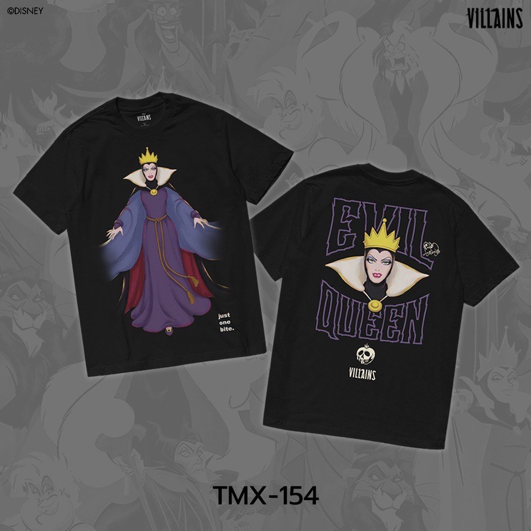 Power 7 Shop เสื้อยืดการ์ตูน "Evil Queen" ลิขสิทธิ์แท้ DISNEY (TMX-154)