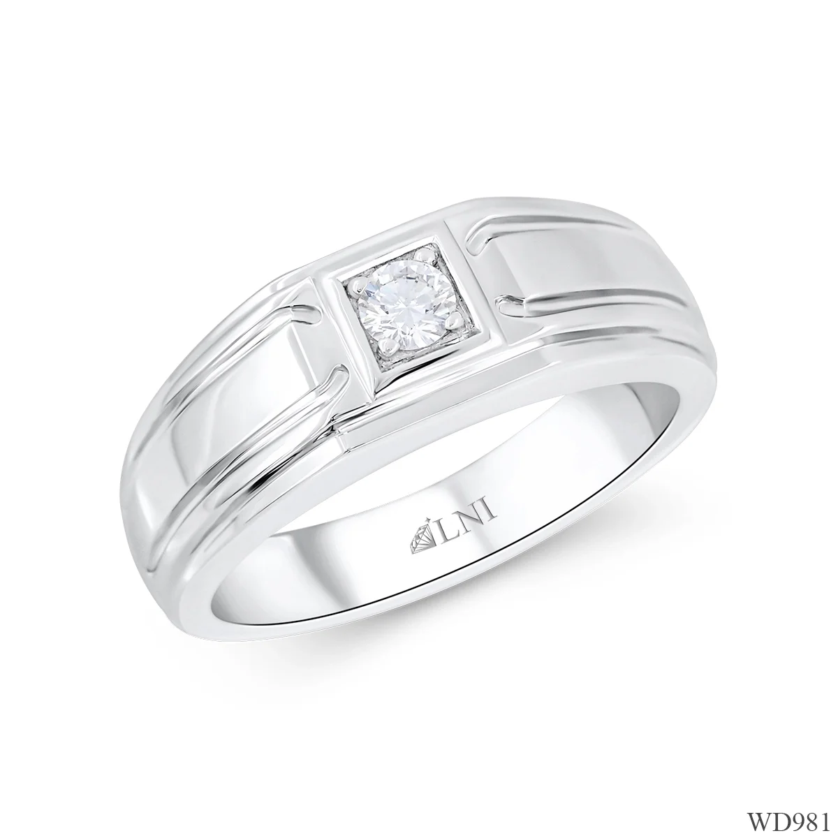 ND981 แหวนเพชรผู้ชาย