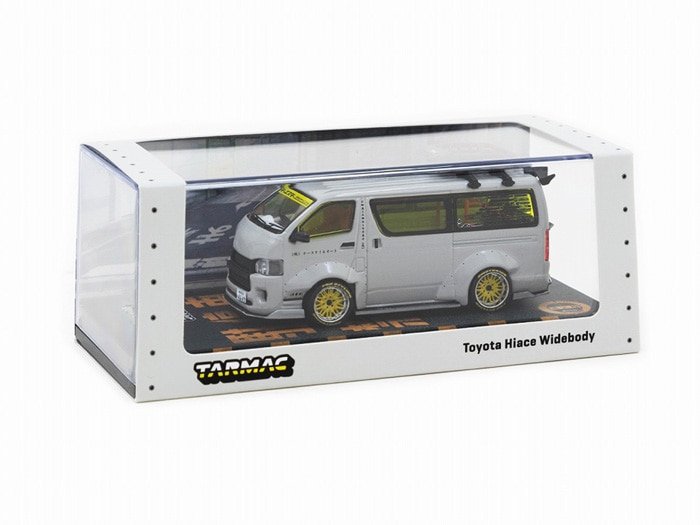 Toyota Hiace Widebody Grey with roof rack