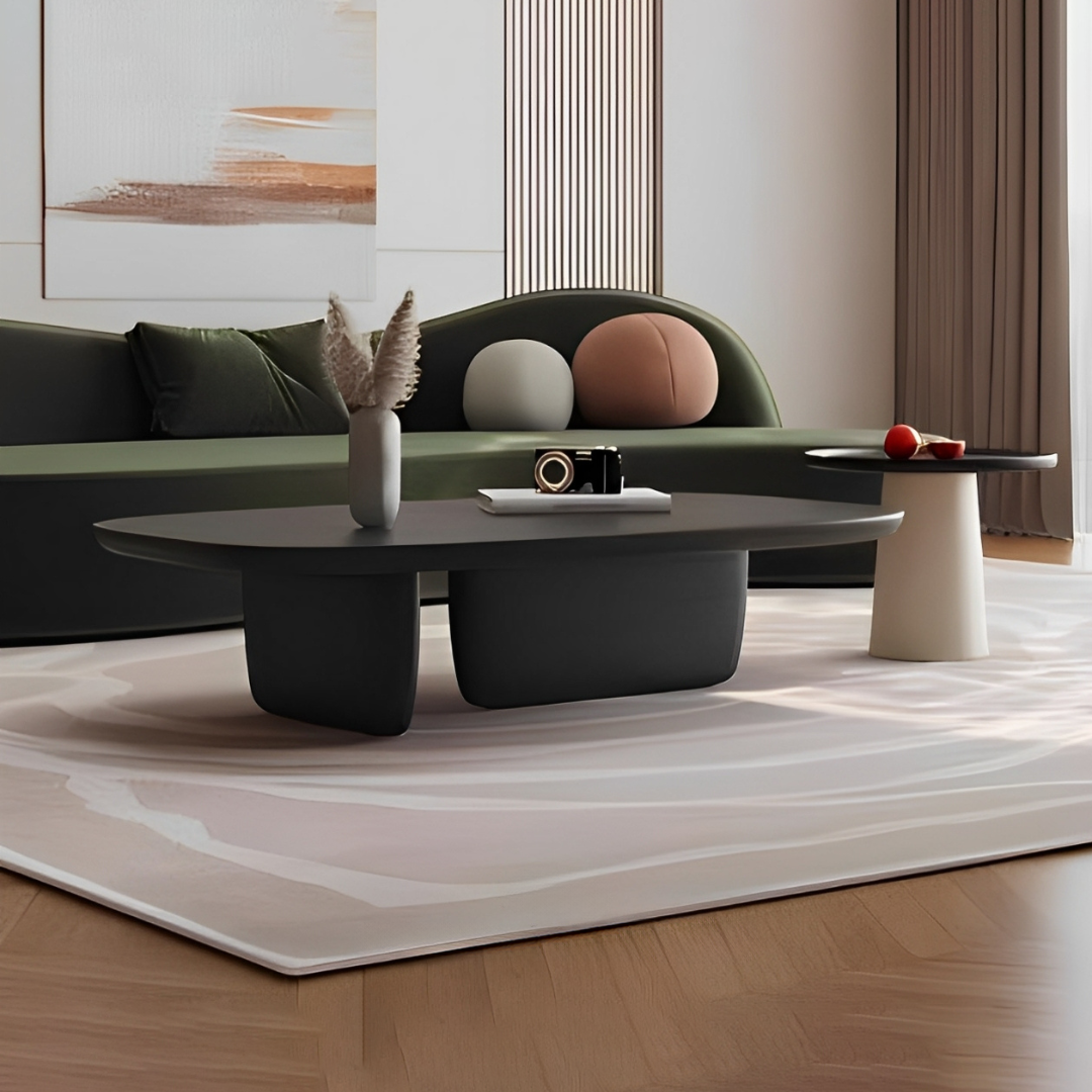 โต๊ะกลาง TB1012 Dim 130xW70xH35 + L45xW45xH46 cm