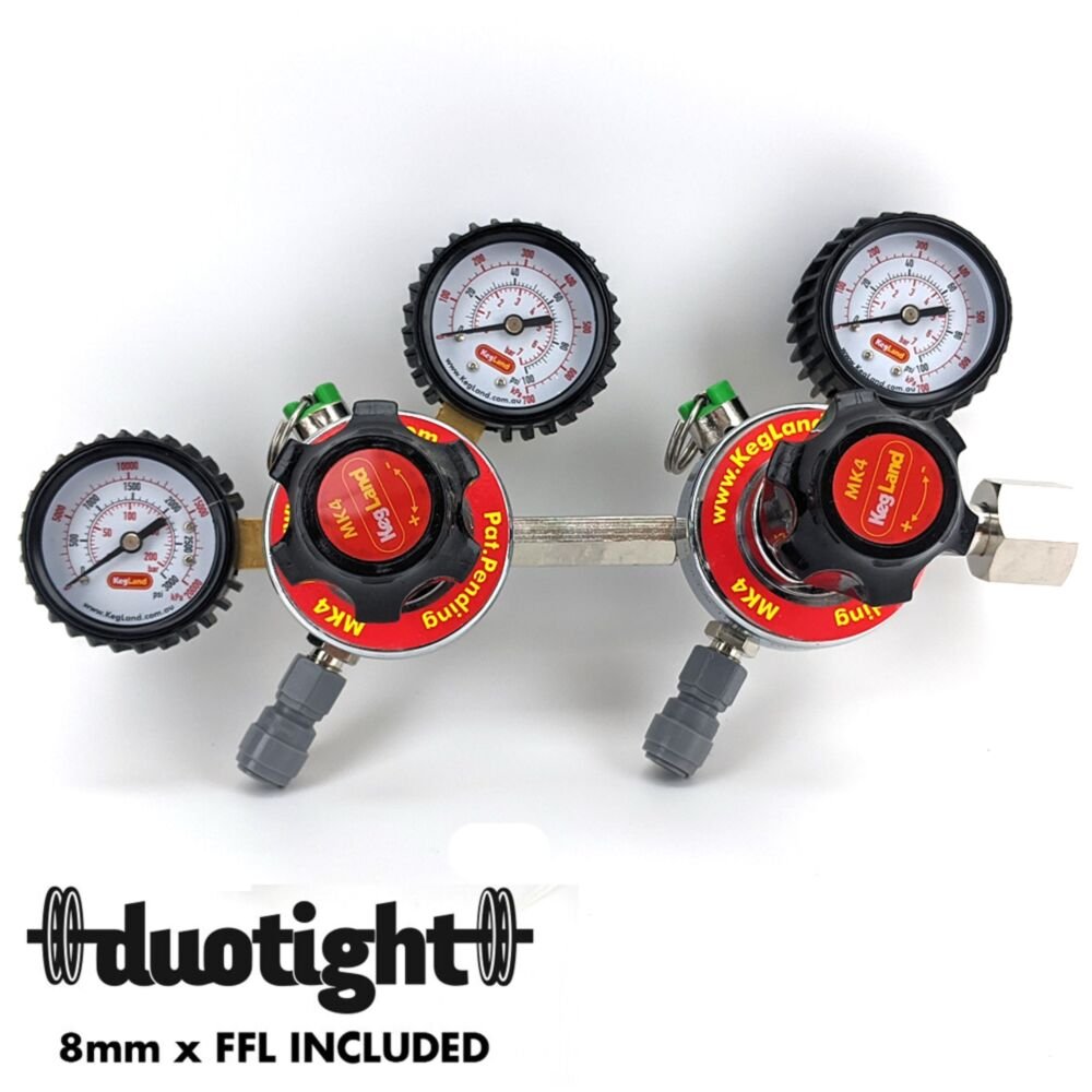 Dual Pressure MK4 Regulator - Type 30 - NEW 8mm x FFL duotights included