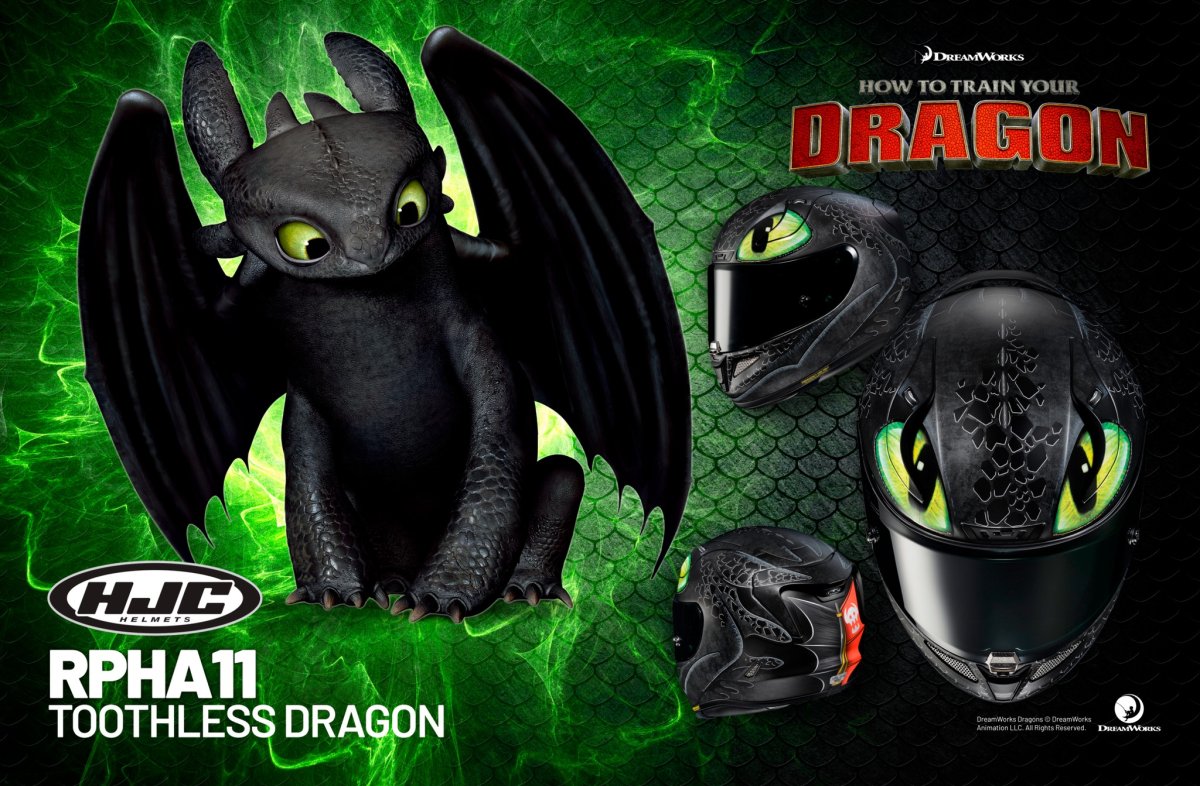 HJC รุ่น RPHA11 TOOTHLESS DRAGON - kamixthailand