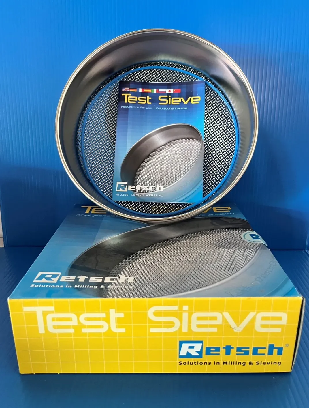 Retsch ตะแกรงร่อน 8"x2", 2.00 mm, 10 mesh