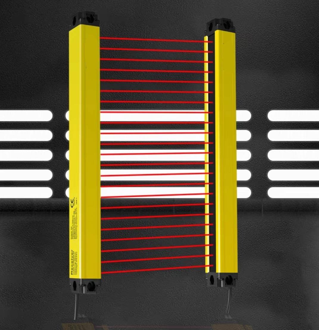 เซ็นเชอร์ม่านแสง เซฟตี้เซ็นเชอร์ Safety Light Curtain Infrared Safety ...