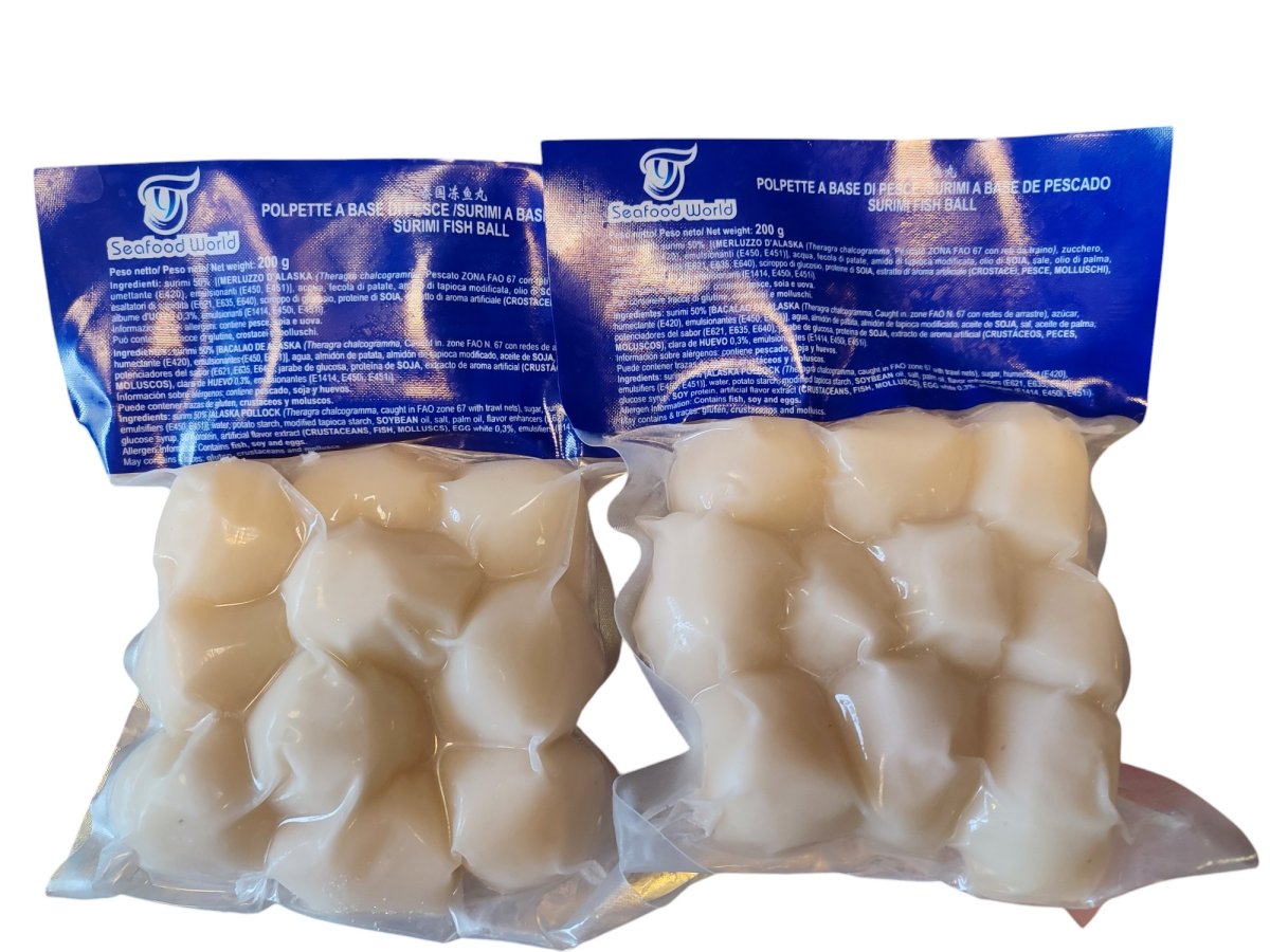 SEA WORLD FISH BALL 50% 50X200G ลูกชิ้นปลากลมใหญ่ (PFP-Sea world) 200 กรัม