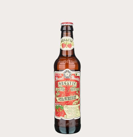 Samuel Smith Organic Strawberry Fruit beer 355ml. - songsaengsawang