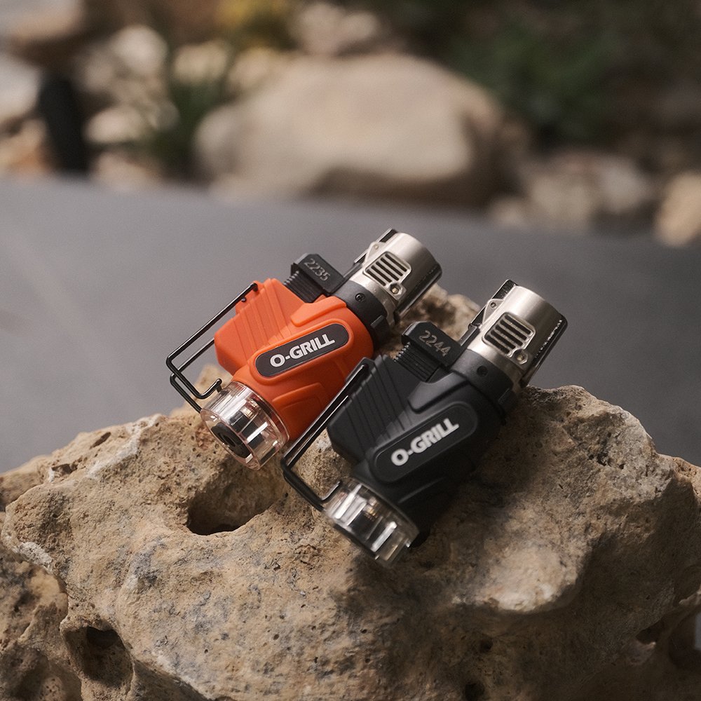 GJ-100 MINI TORCH (ORANGE+BLACK) 2PCS/PACK