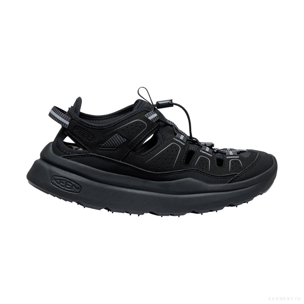 KEEN Women's WK450 Walking Sandal (BLACK/BLACK)