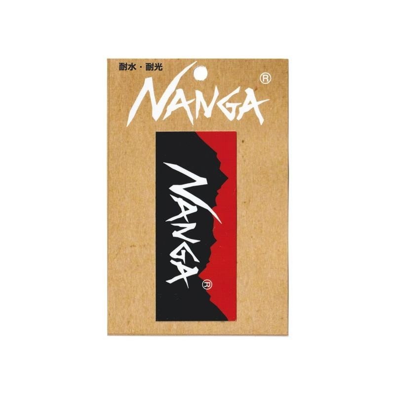 NANGA LOGO STICKER (BLACK)
