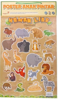 POSTER ANAK PINTAR HEWAN LIAR - kawahbookcenter
