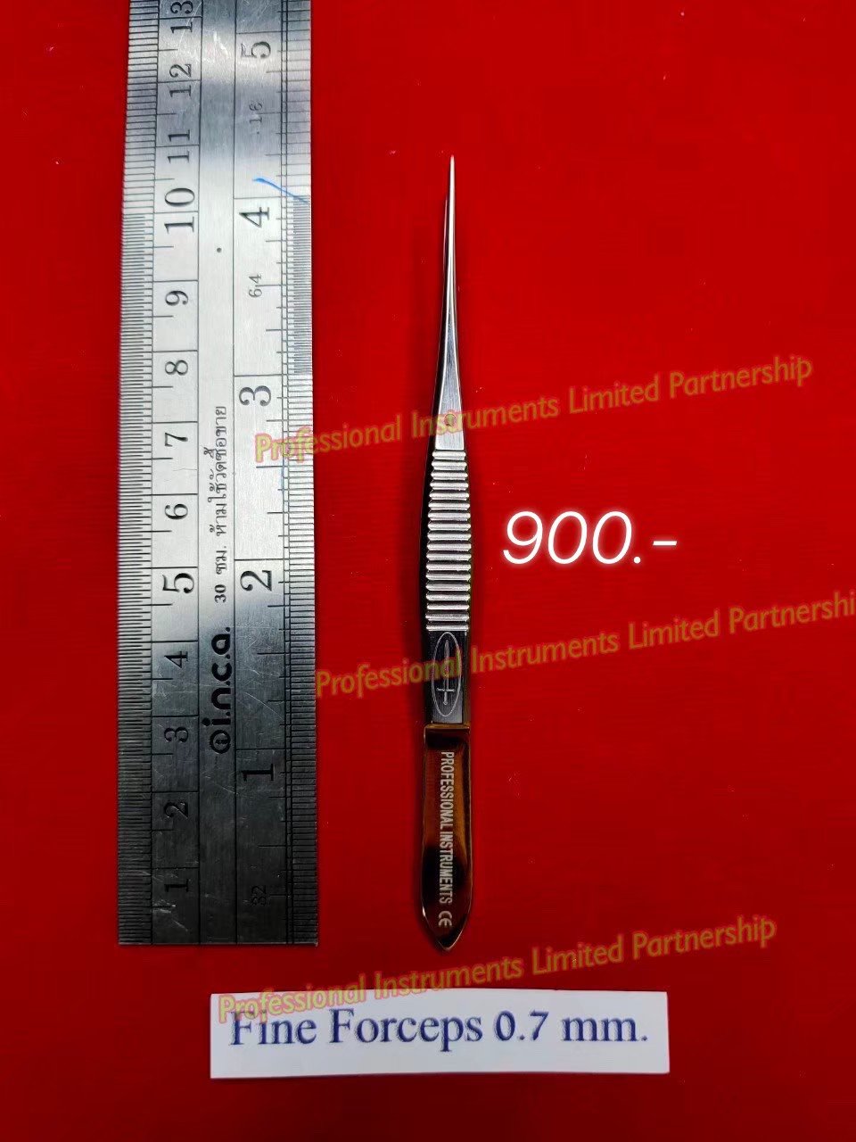 Fine Forceps 0.7mm-Gold - professionalinstrumentsthailand
