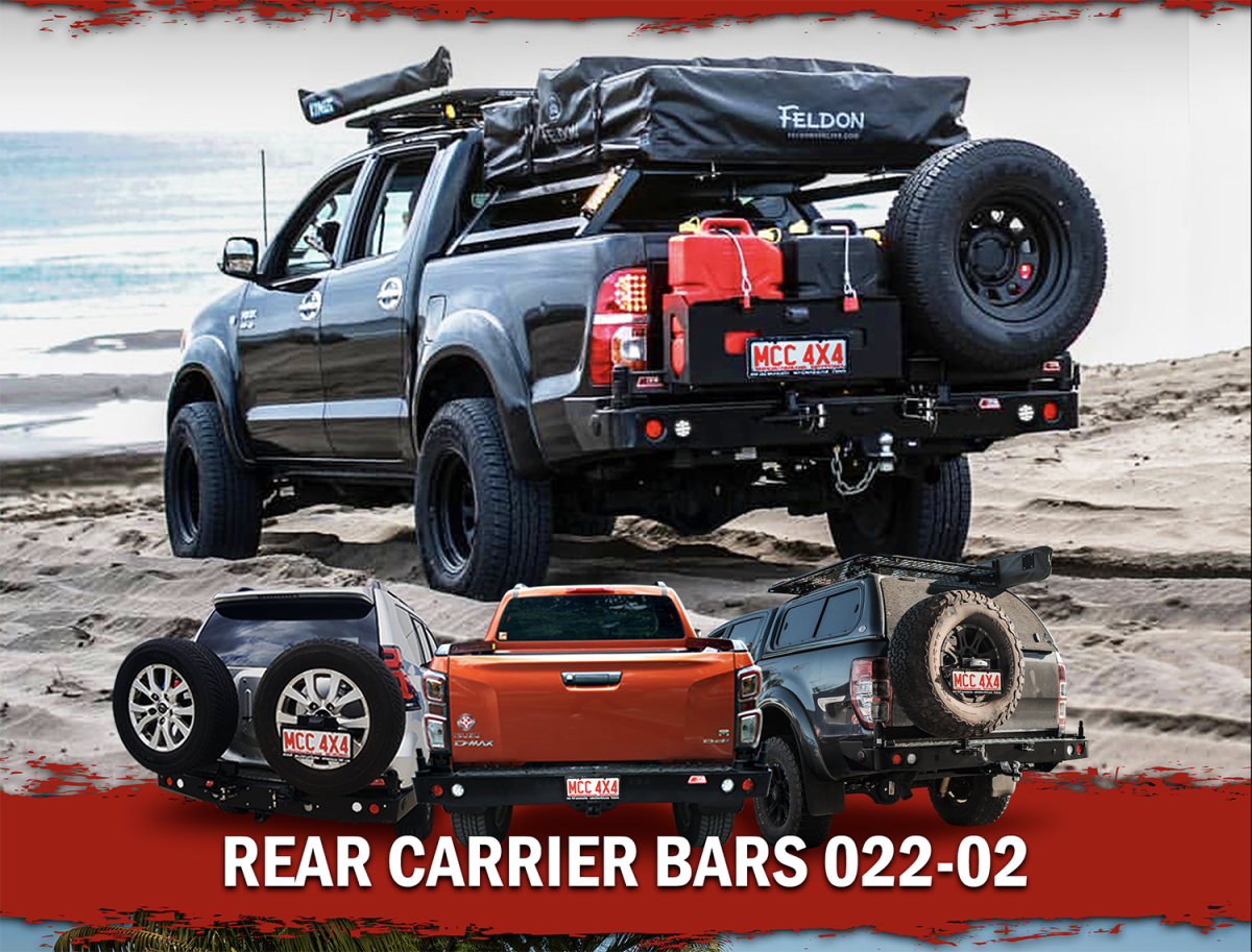 MCC022-02 Rear carrier bar - mcc4x4