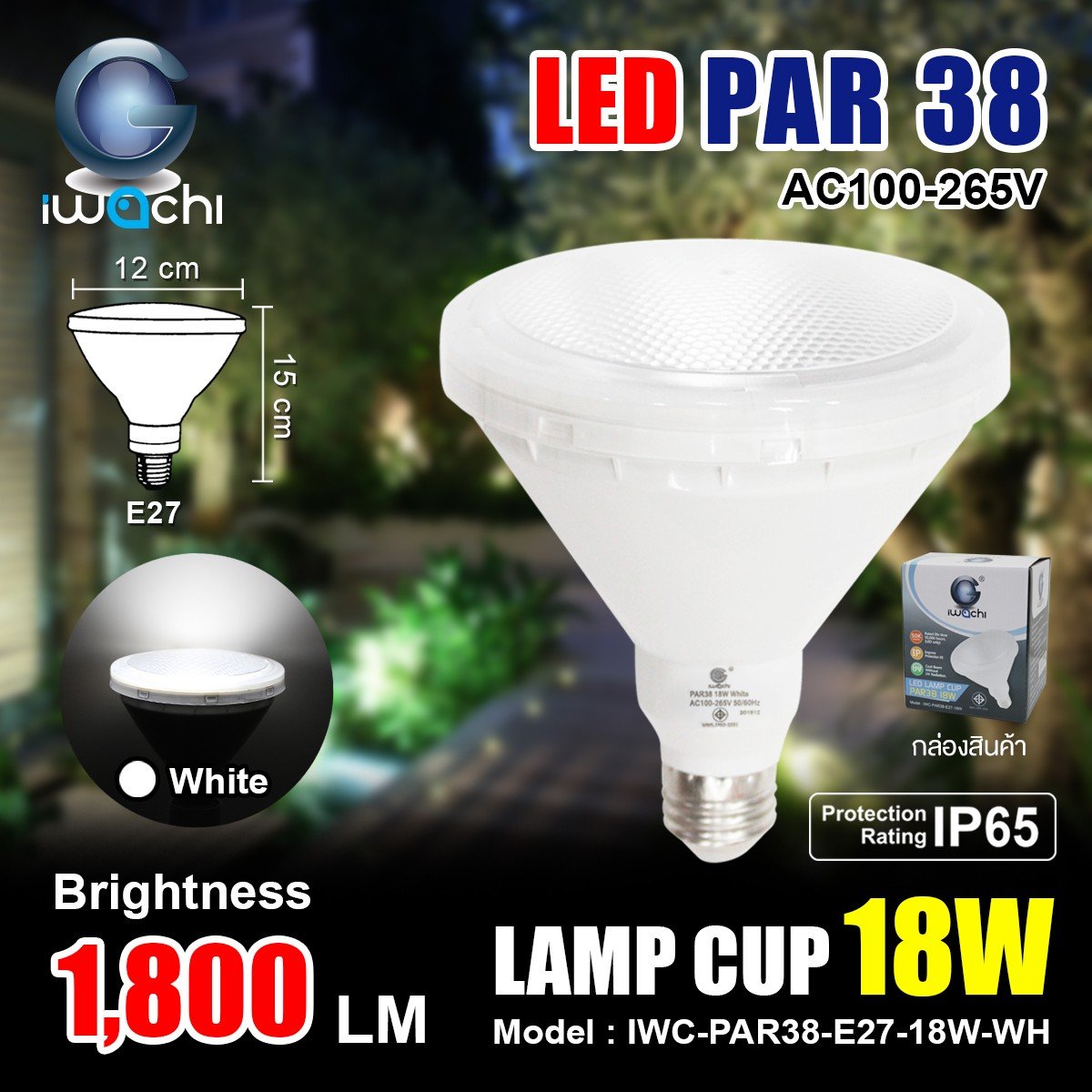 หลอด PAR38 IWC